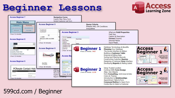 Microsoft Access Beginner Courses - Computer Learning Zone