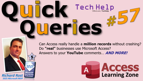 Microsoft Access Quick Queries #57 - Computer Learning Zone