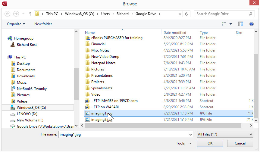 Imaging Seminar Addendum