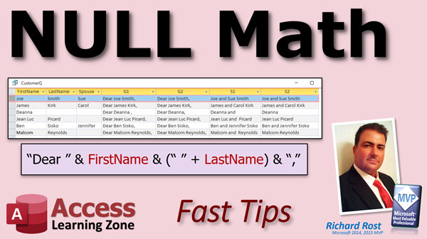 Null Math in Microsoft Access - Computer Learning Zone