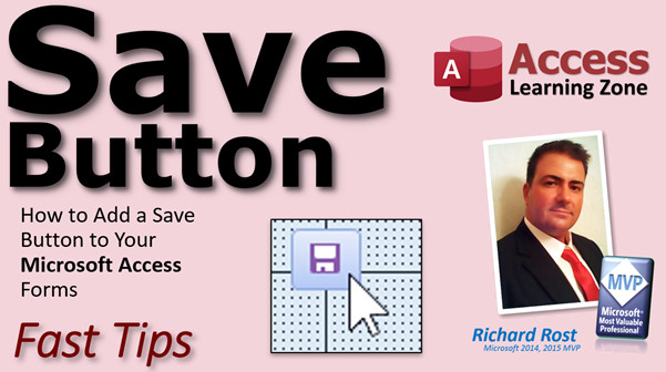 Save Button in Microsoft Access - Computer Learning Zone