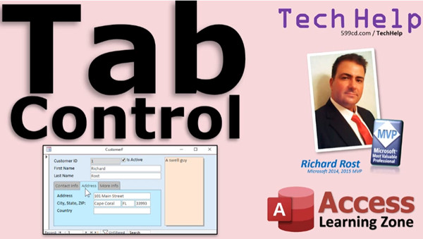 Tab Control in Microsoft Access - Computer Learning Zone