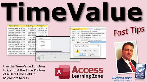 TimeValue Function In Microsoft Access