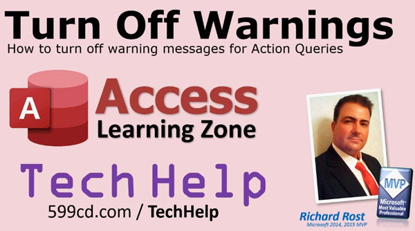Turn Off Warnings in Microsoft Access - Computer Learning Zone