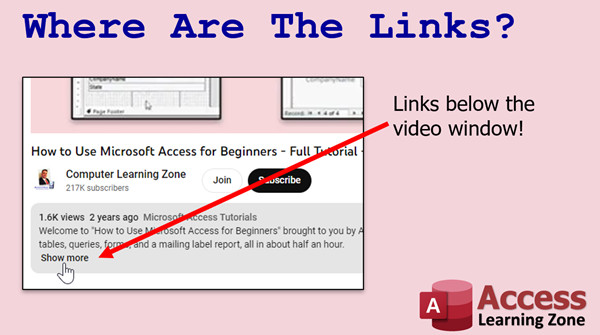Where Are The Links? - Computer Learning Zone