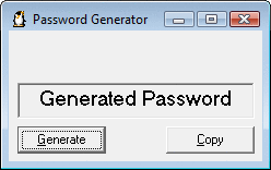 Microsoft Visual Basic 6 (VB6) Tutorial: Password Generator