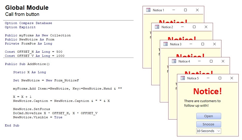 Multiple Notice Forms - Microsoft Access Forum - Computer Learning Zone