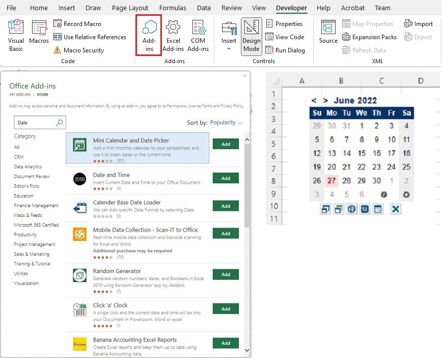 Date Picker Popup - - Computer Learning Zone
