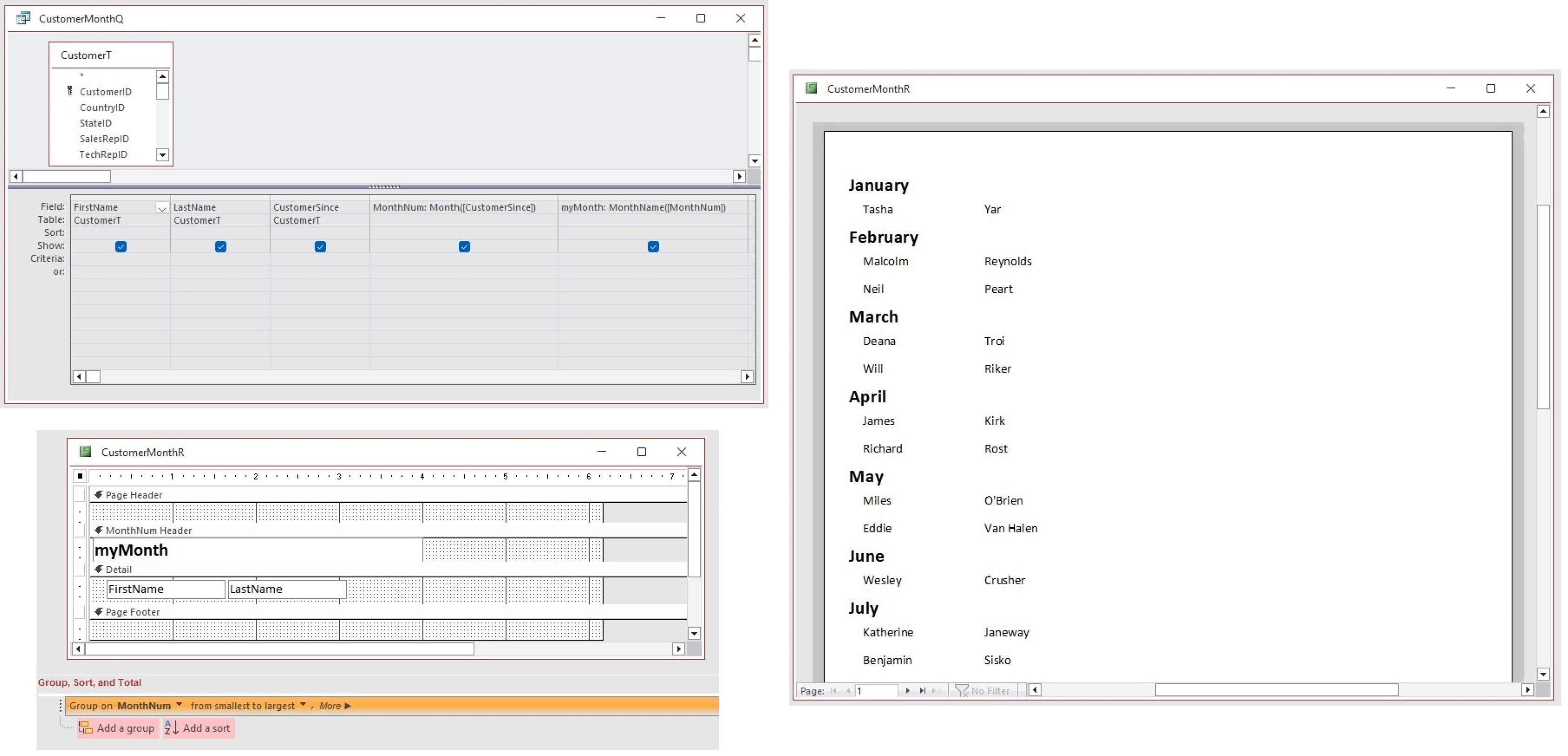 Date Grouping - Access TechHelp - Computer Learning Zone