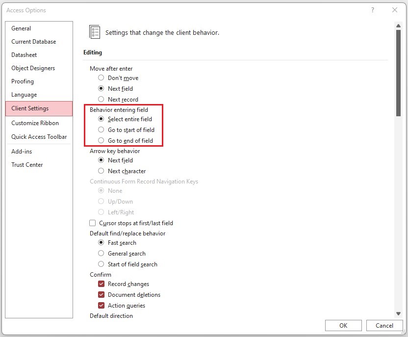 Highlight a field - Microsoft Access Forum - Computer Learning Zone