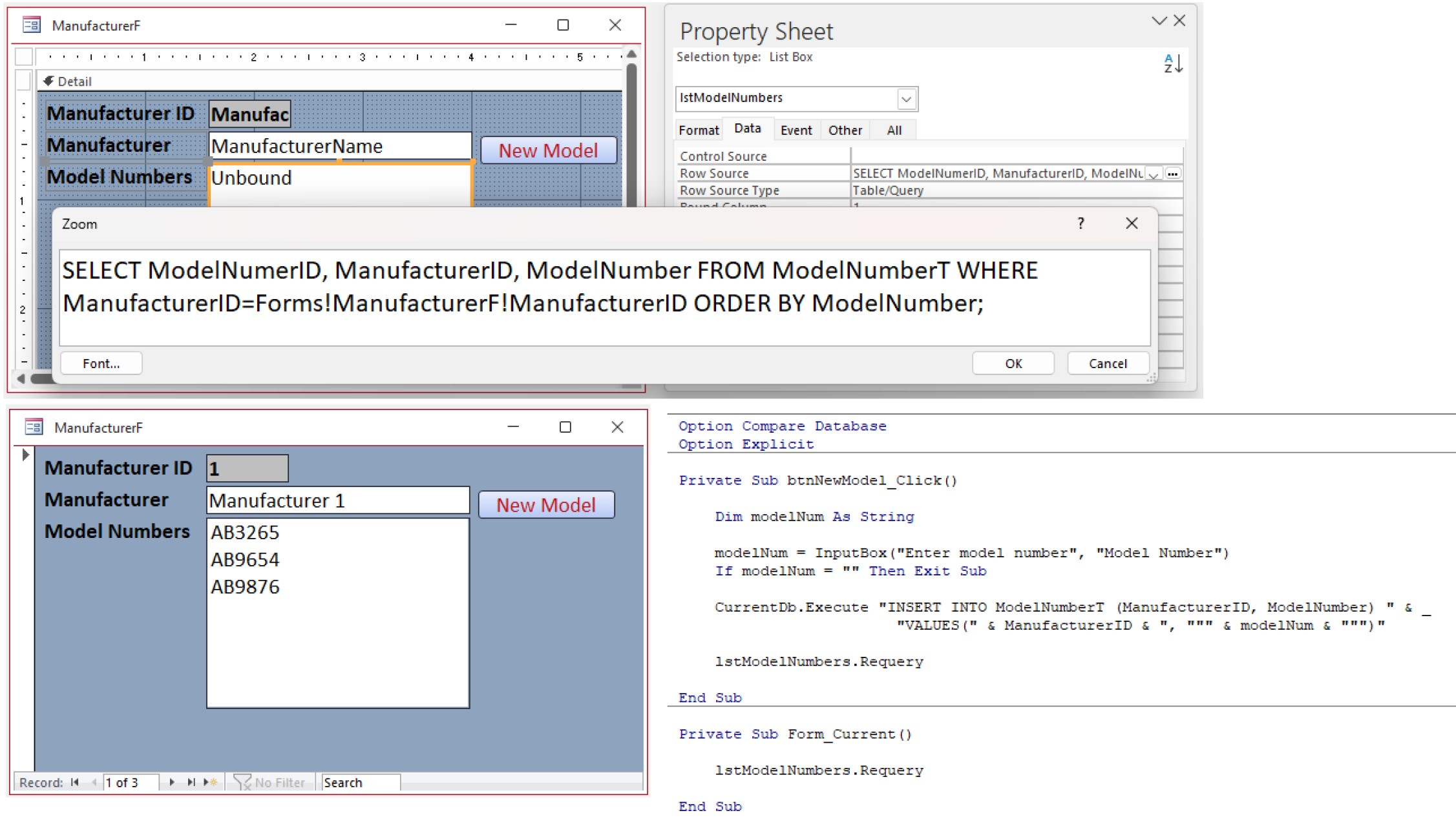 Add Record with Dependent Fid - Microsoft Access Forum - Computer Learning Zone