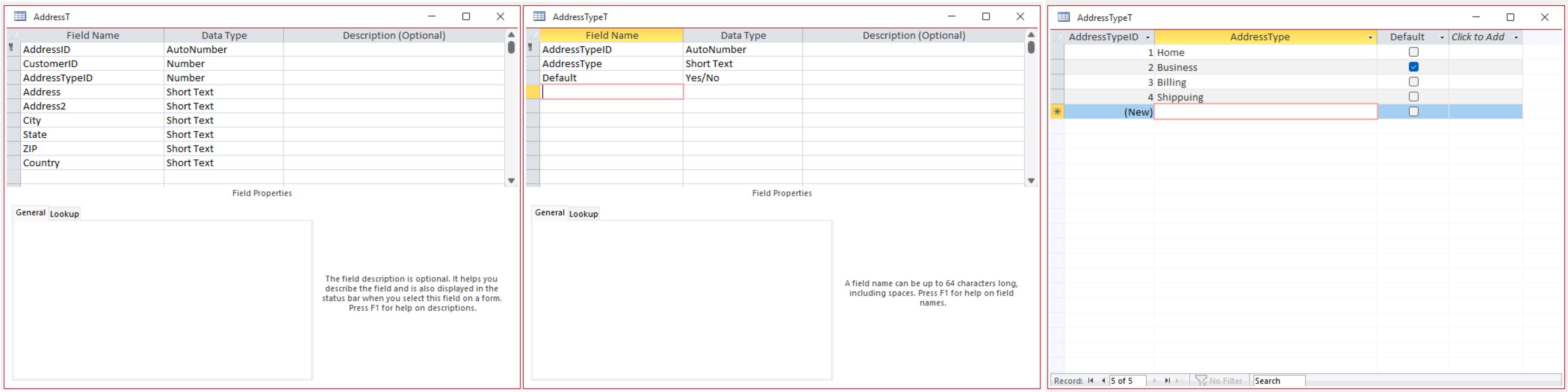 Address Separate Table - Microsoft Access Forum - Computer Learning Zone