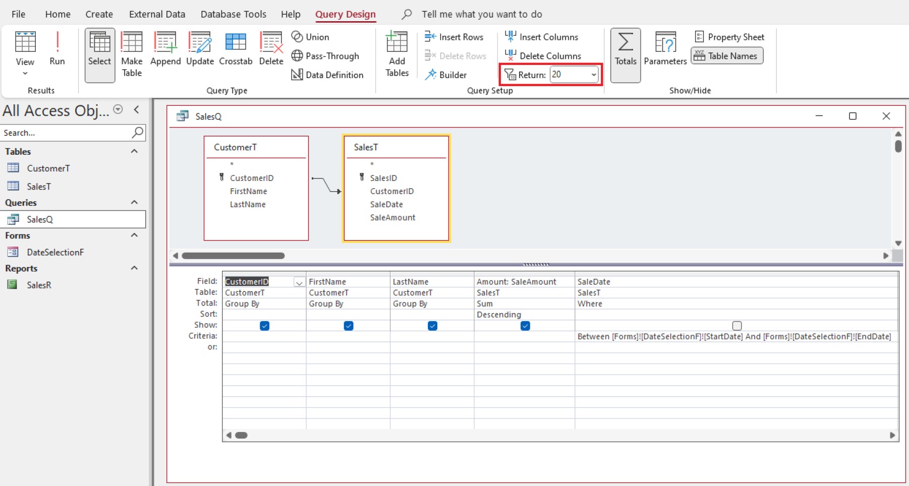 Top Customer Report - Microsoft Access Forum - Computer Learning Zone