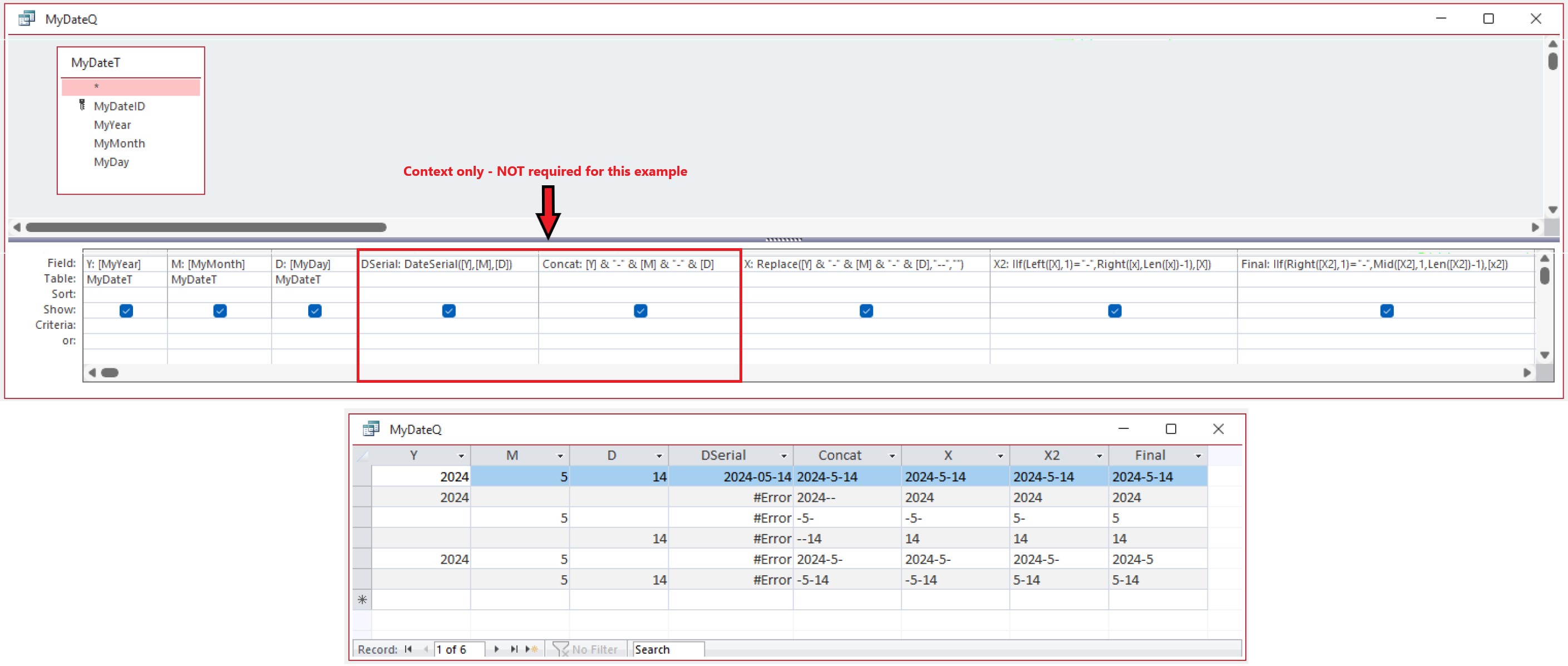 Concatenation - Microsoft Access Forum - Computer Learning Zone