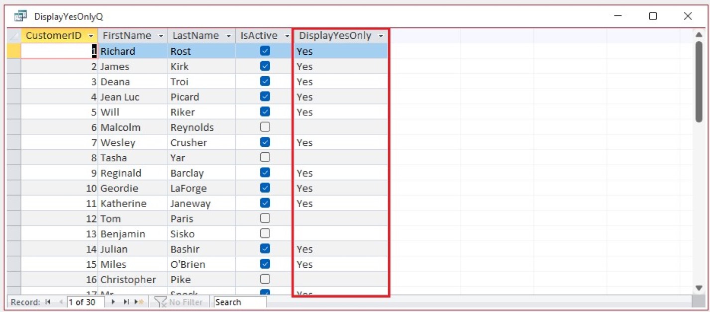 Query criteria - Microsoft Access Forum - Computer Learning Zone