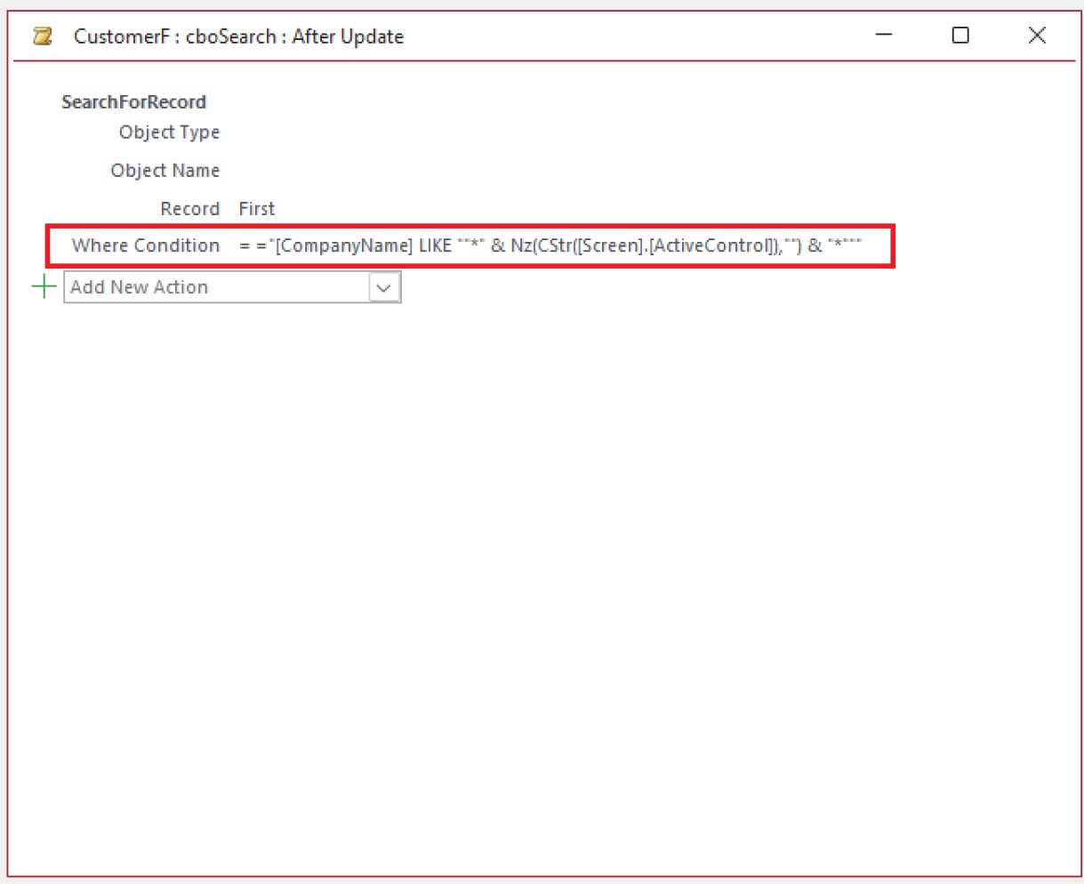 Search Combo Box Inoperative - Microsoft Access Forum - Computer Learning Zone
