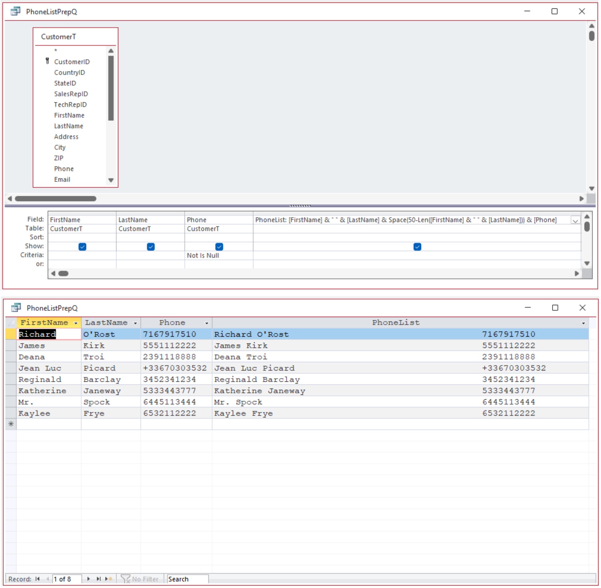 Formatting and concatenating - Microsoft Access Forum - Computer Learning Zone