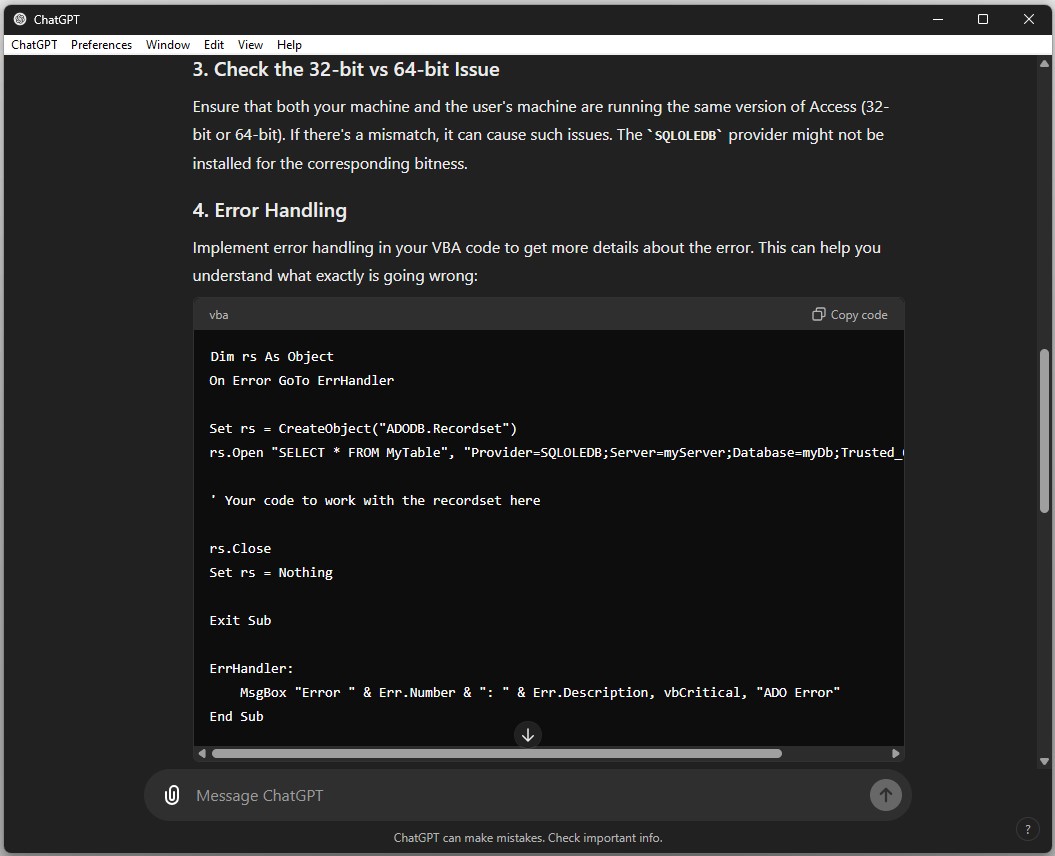 SQL Server Connection Problem - Microsoft Access Forum - Computer Learning Zone