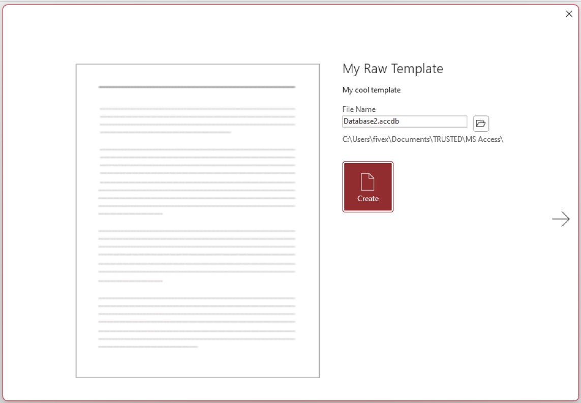 Create a Blank Database Template - Microsoft Access Forum - Computer ...
