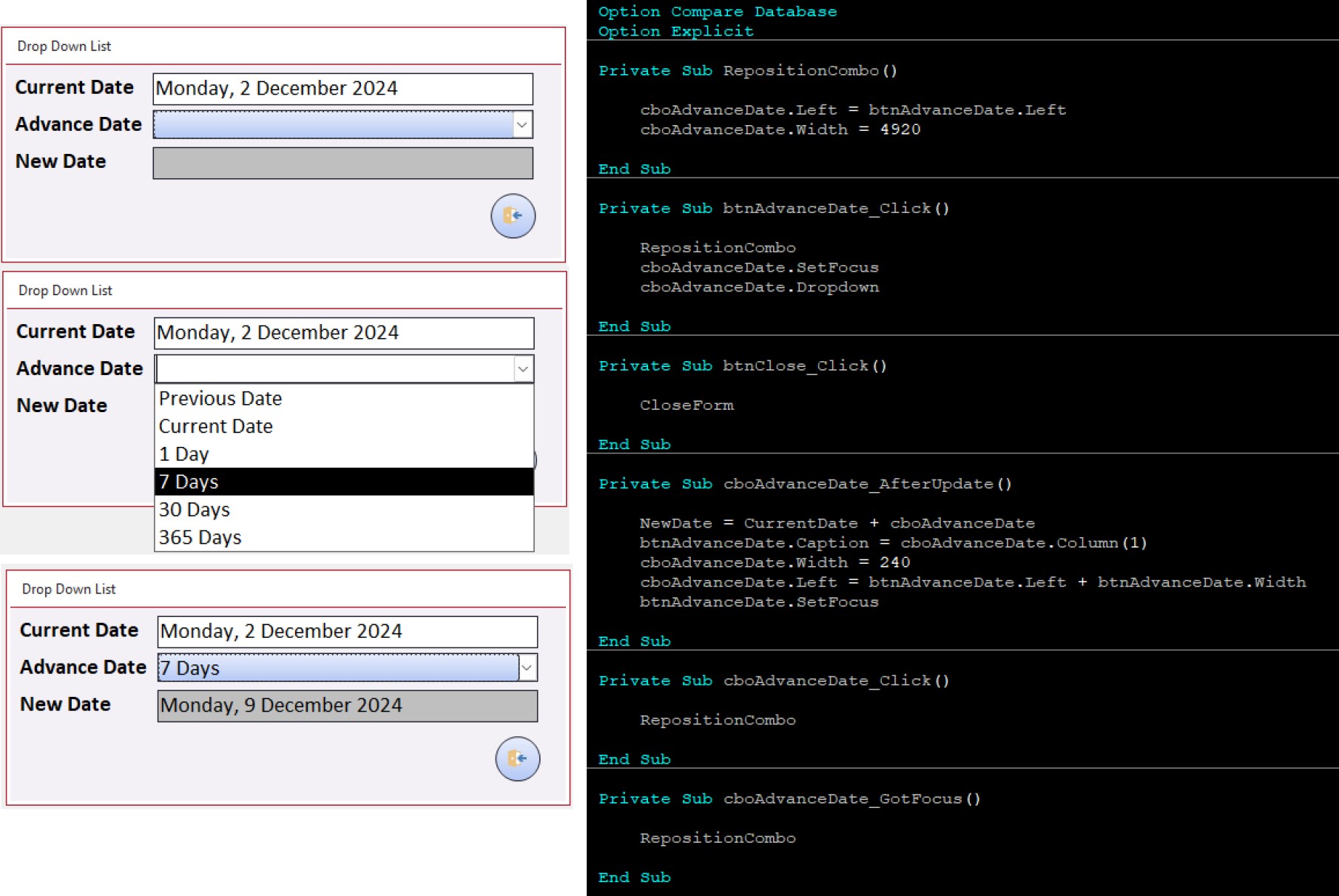 Drop Down List - Microsoft Access Forum - Computer Learning Zone