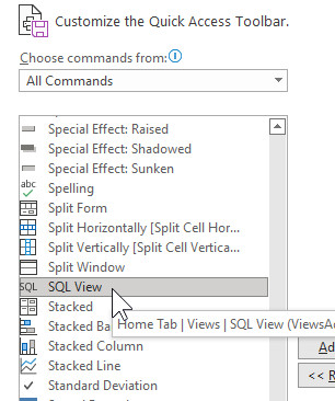 Disable QAT in Access - Access Developer Forum - Computer Learning Zone
