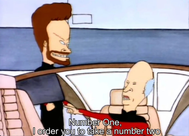 Number One, I Order You to Take a Number Two - Captain's Log - Richard ...