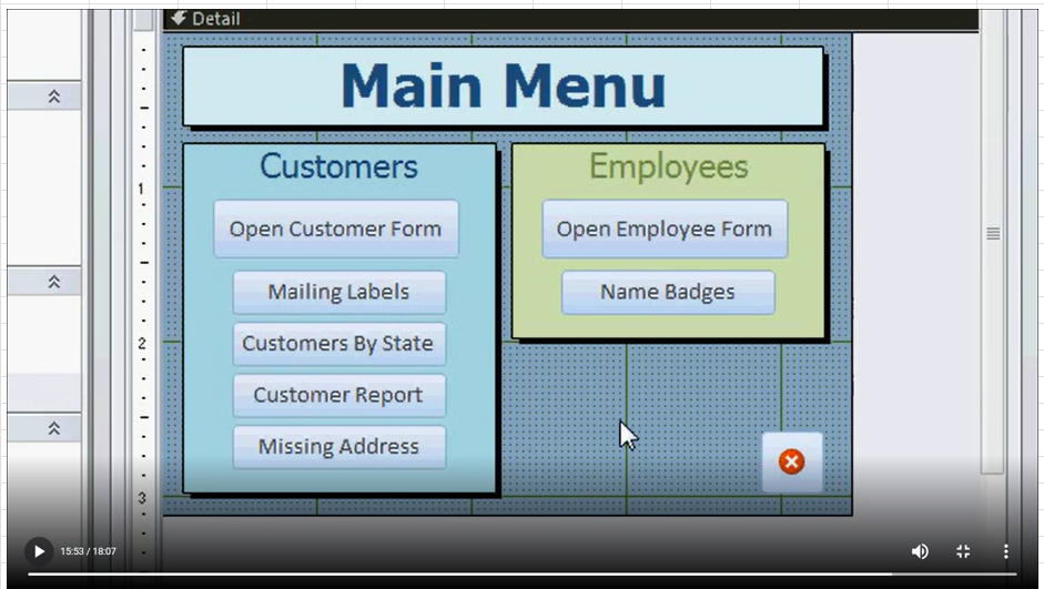 Question for Richard - Microsoft Access Beginner 7 - Computer Learning Zone