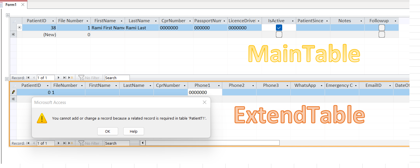 Extend Table - Microsoft Access Expert 4 - Computer Learning Zone