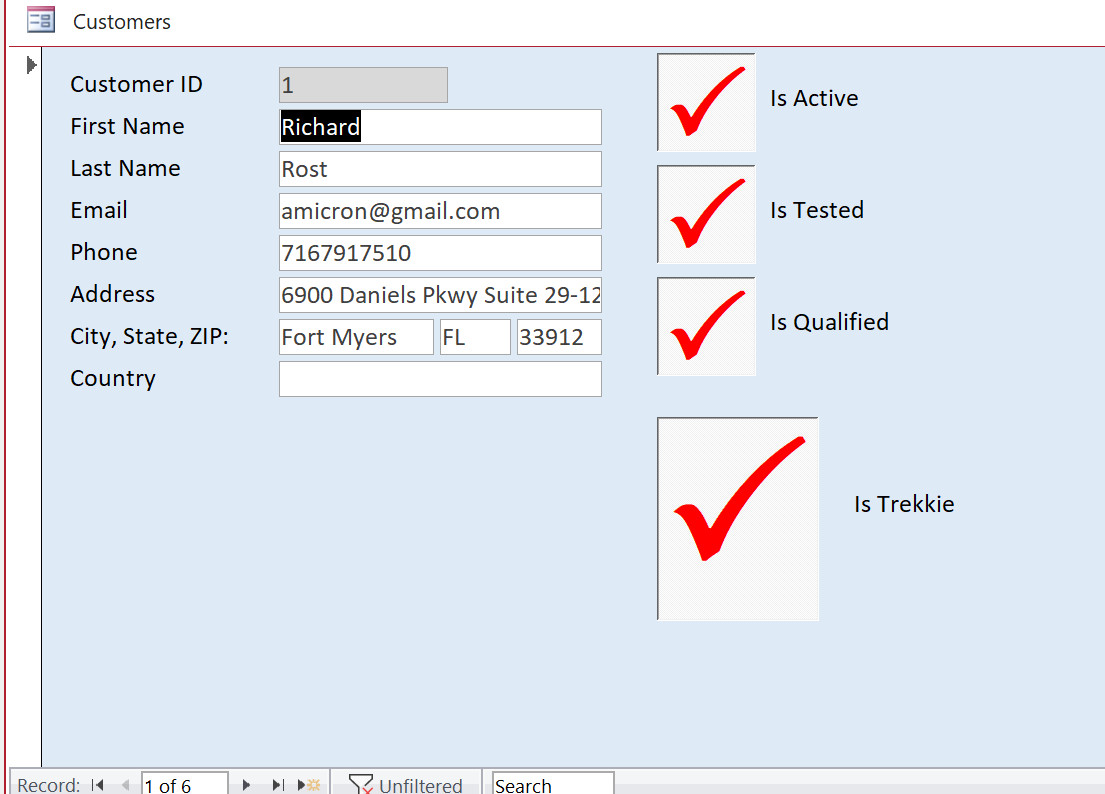 Check box help - Microsoft Access Forum - Computer Learning Zone