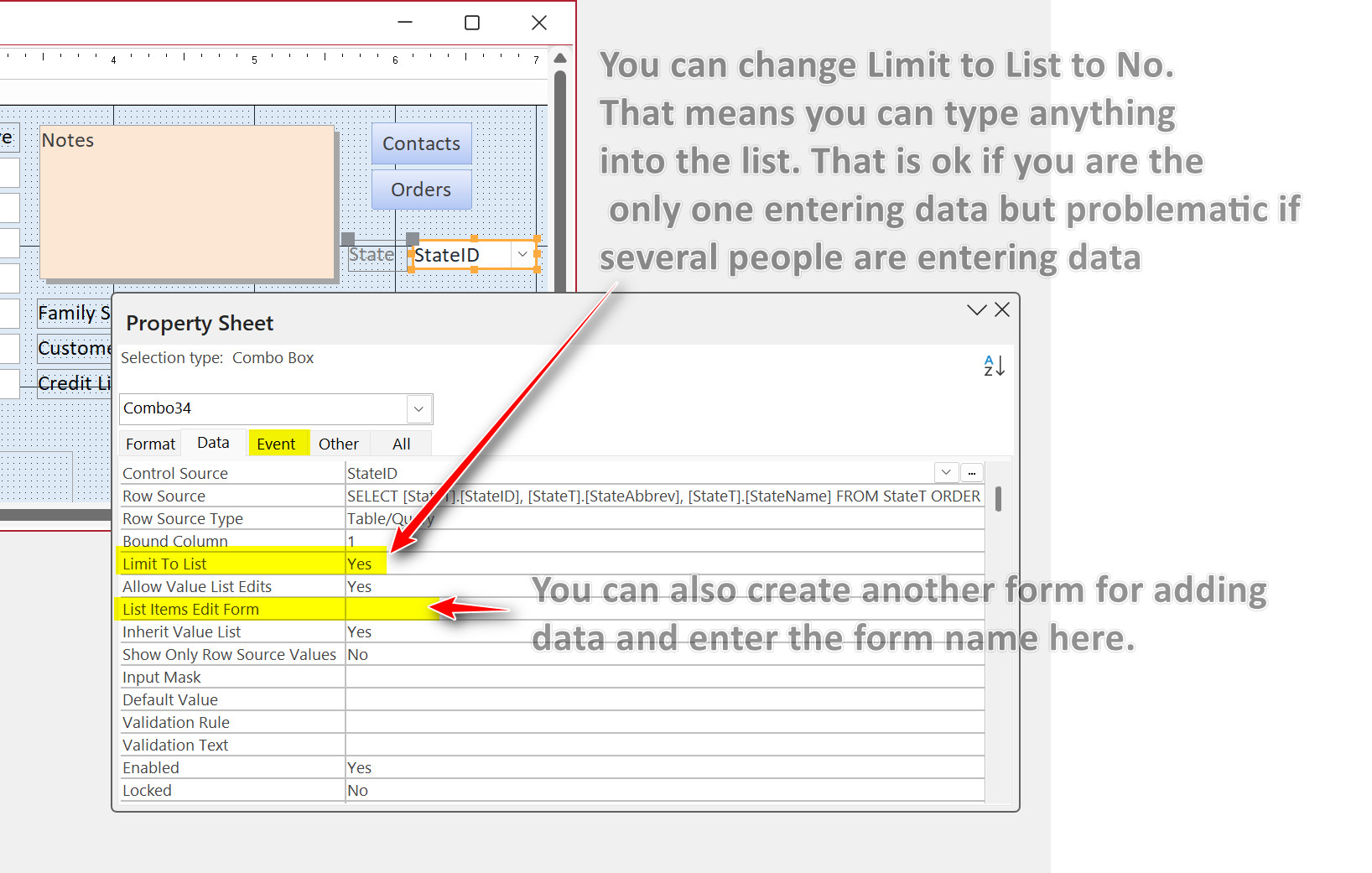 Combo Box Question - Microsoft Access Forum - Computer Learning Zone
