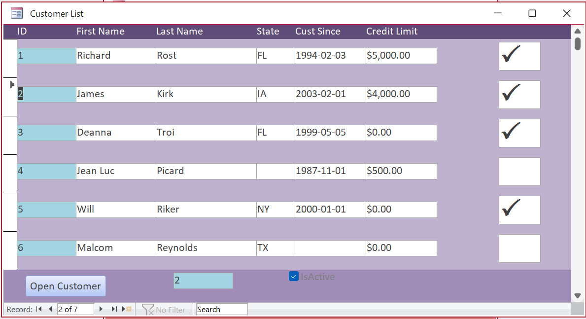 Checkbox Toggle - Microsoft Access Forum - Computer Learning Zone