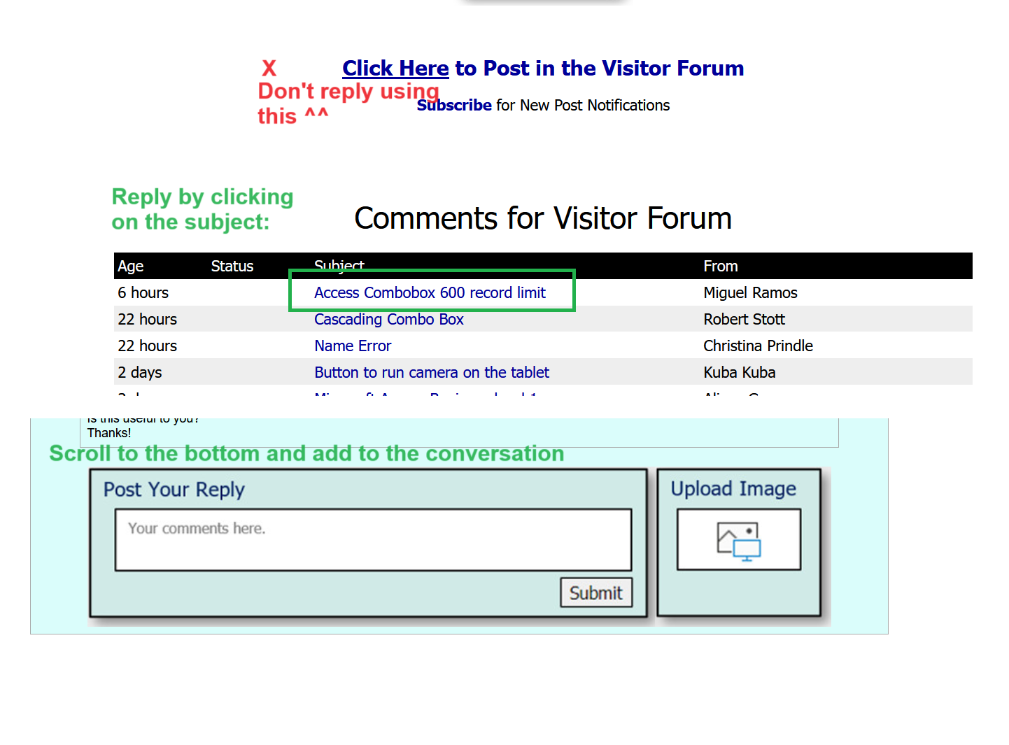 Access Combobox 600 record limit - Visitor Forum - Computer Learning Zone