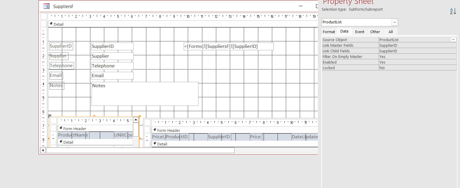 Subforms - Microsoft Access Forum - Computer Learning Zone