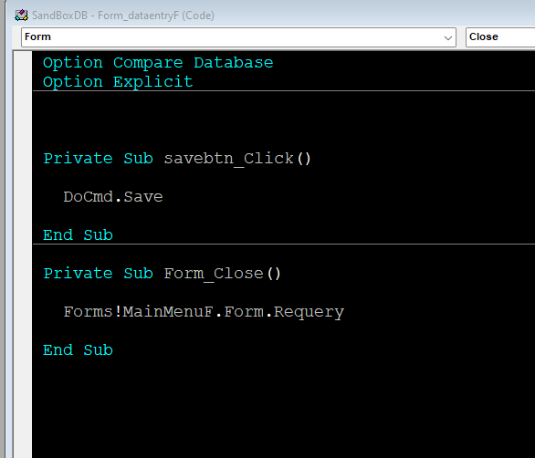 Requery another form on close - Microsoft Access Forum - Computer ...