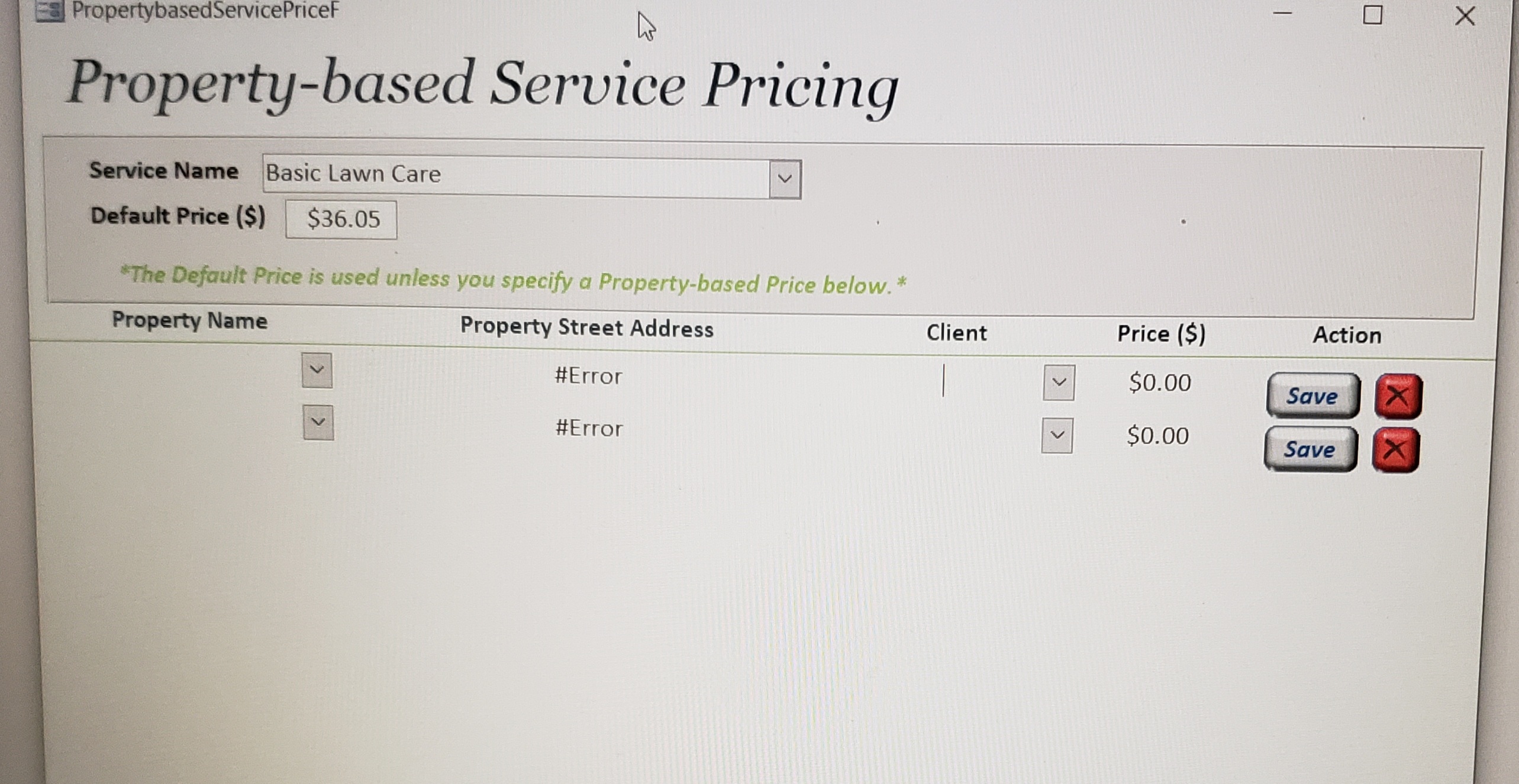 Customer Service Based Pricing - Microsoft Access Forum - Computer Learning Zone