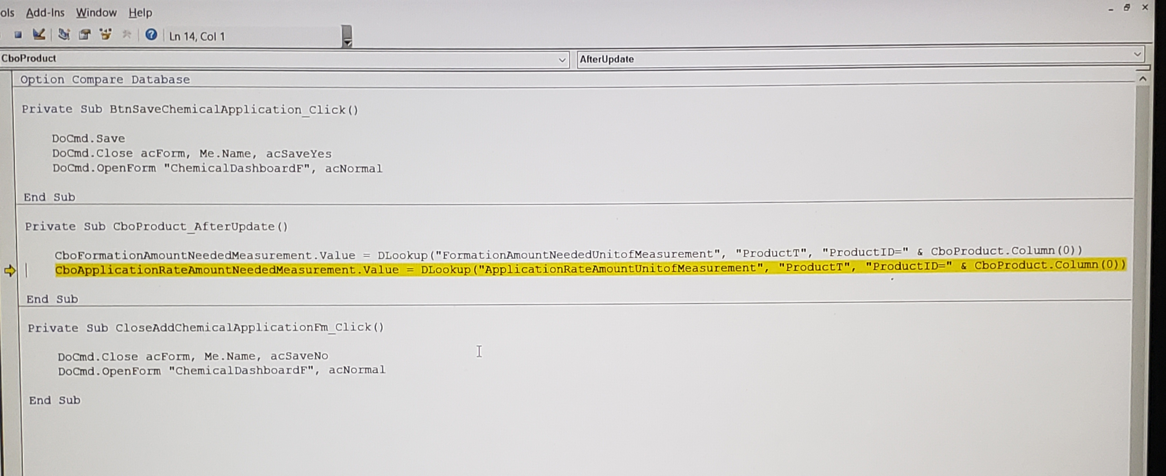 Lookup Value Runtime ERROR - Microsoft Access Forum - Computer Learning Zone