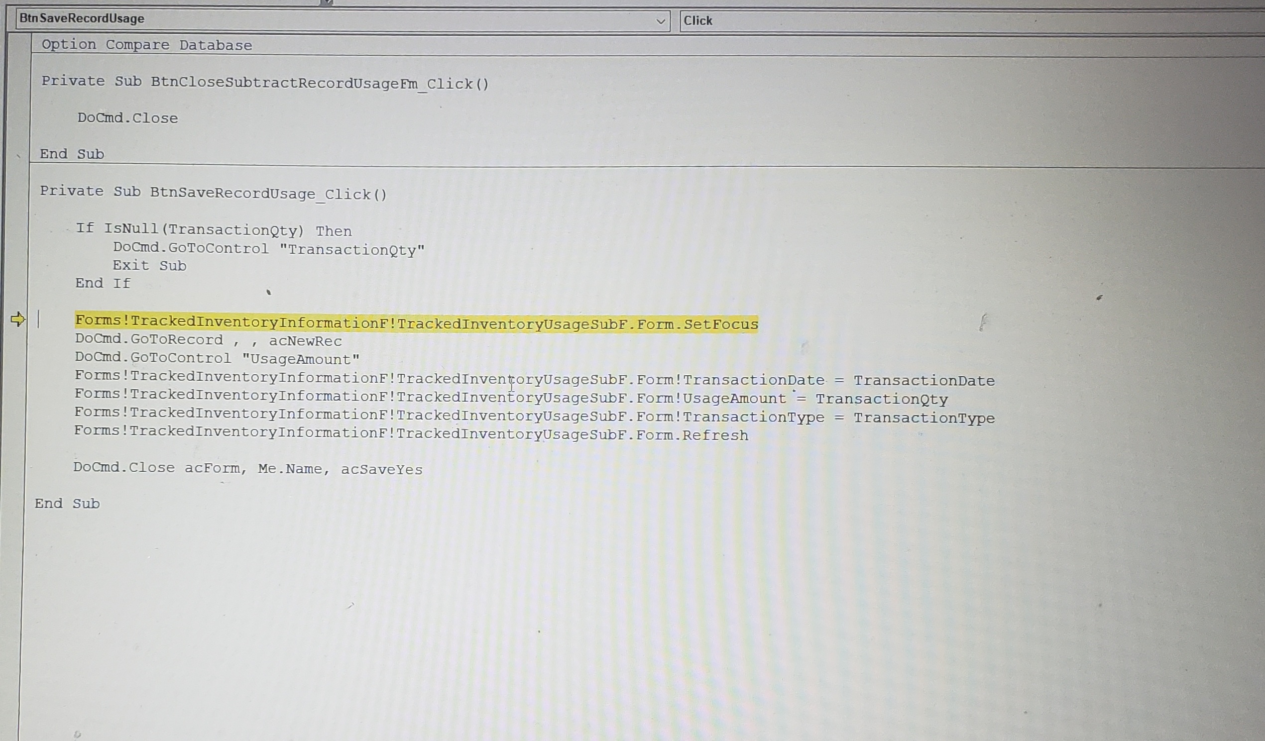 Transfer Data to Subform - Access TechHelp - Computer Learning Zone