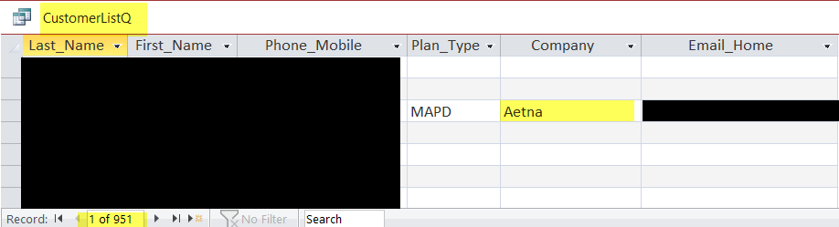 Search Form 2.0 in Microsoft Access