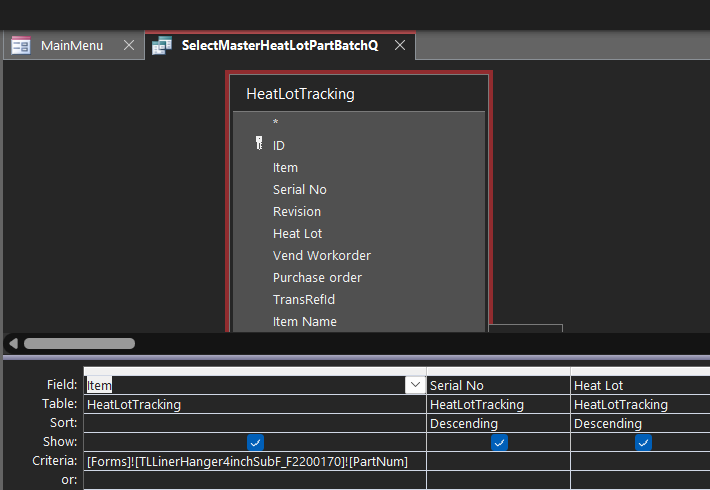 Filter query based on Field - Access Developer Forum - Computer Learning Zone