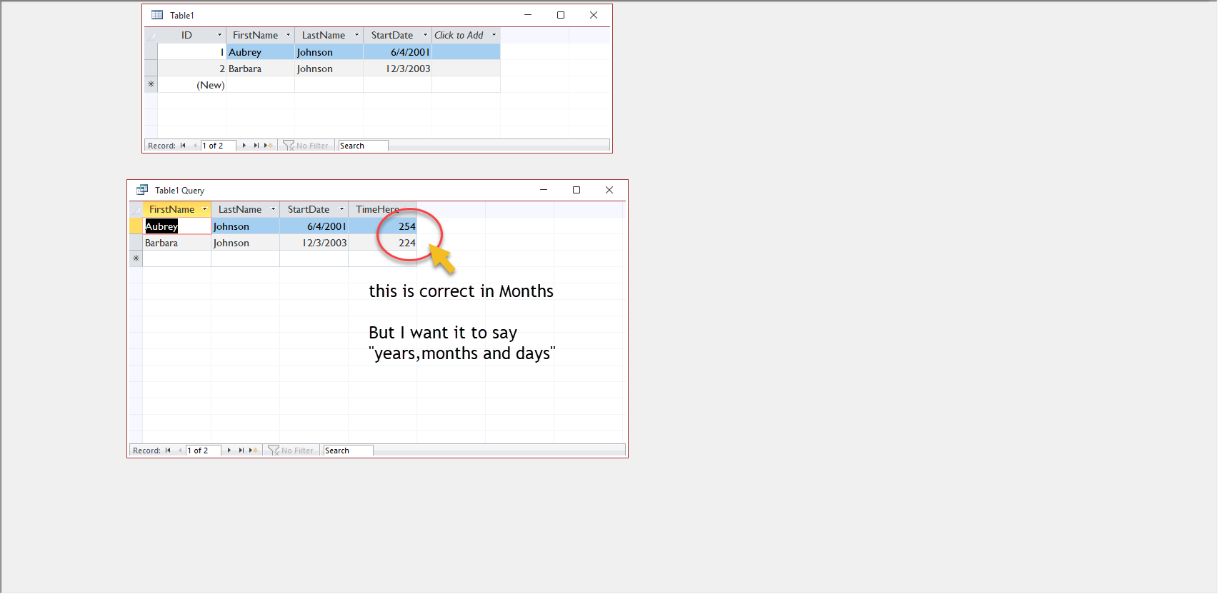 DateDiff - Microsoft Access Beginner 5 - Computer Learning Zone