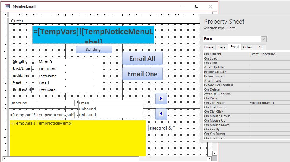 Returning Form names - Microsoft Access Forum - Computer Learning Zone