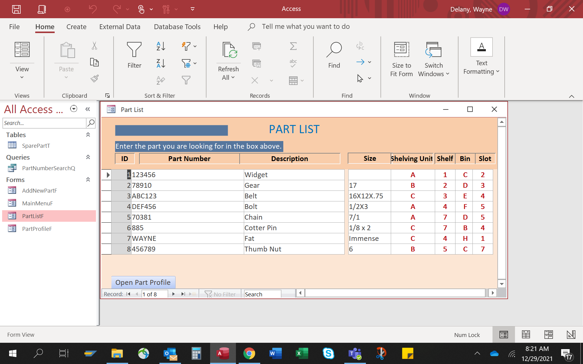 Search Form 2.0 in Microsoft Access