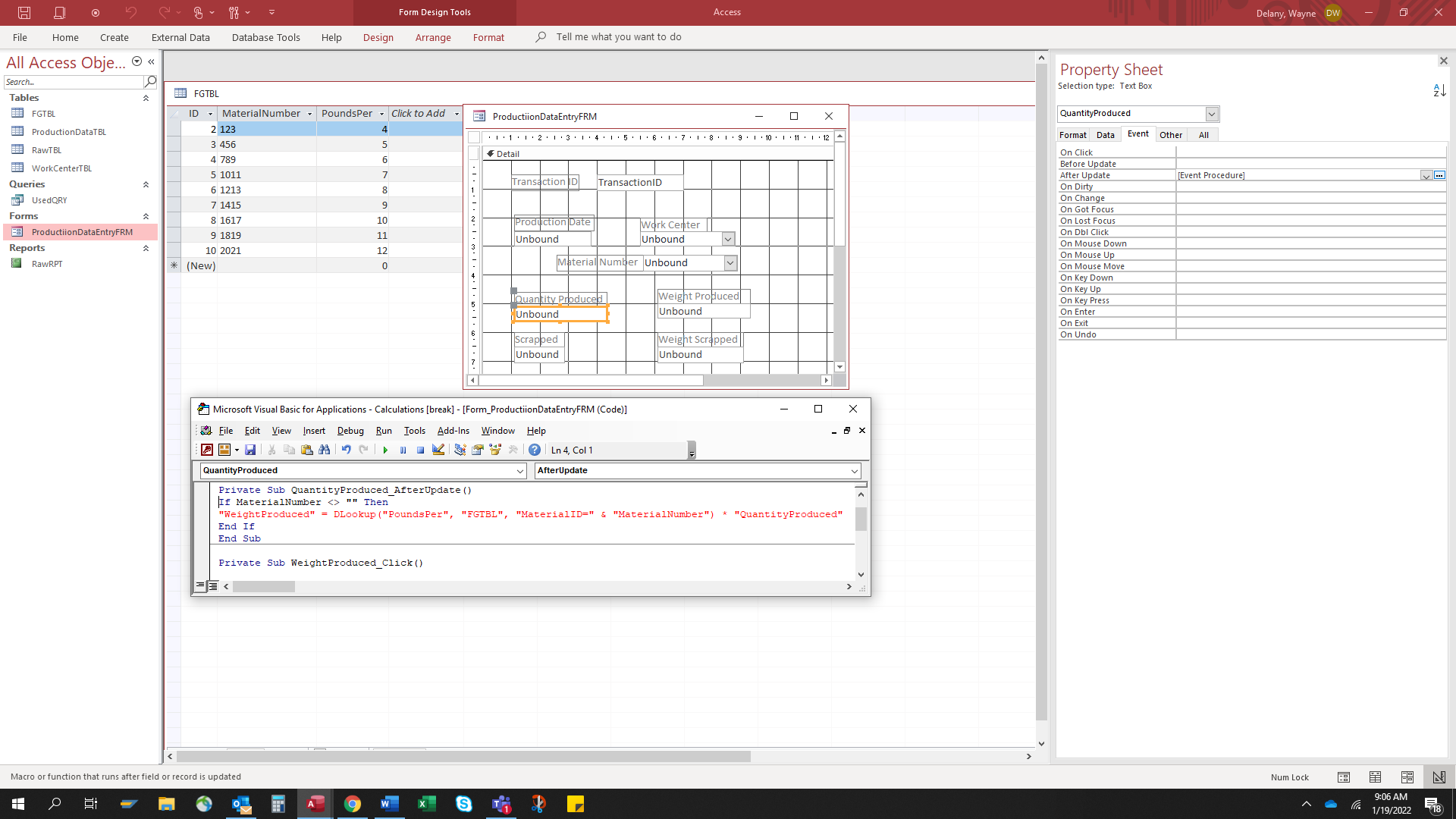 Text Box Based on Combo Box - Microsoft Access Forum - Computer Learning Zone