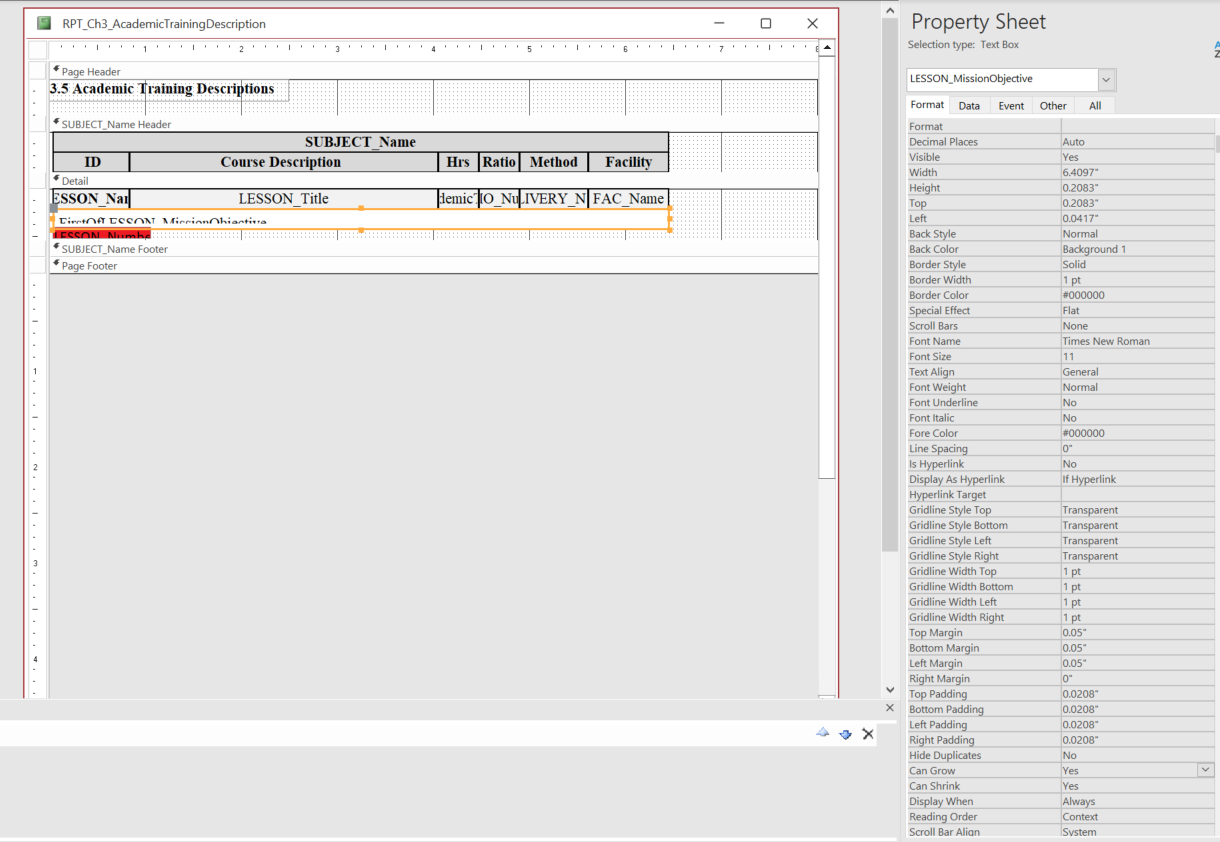 MisAligned Reports in PDF - Microsoft Access Forum - Computer Learning Zone