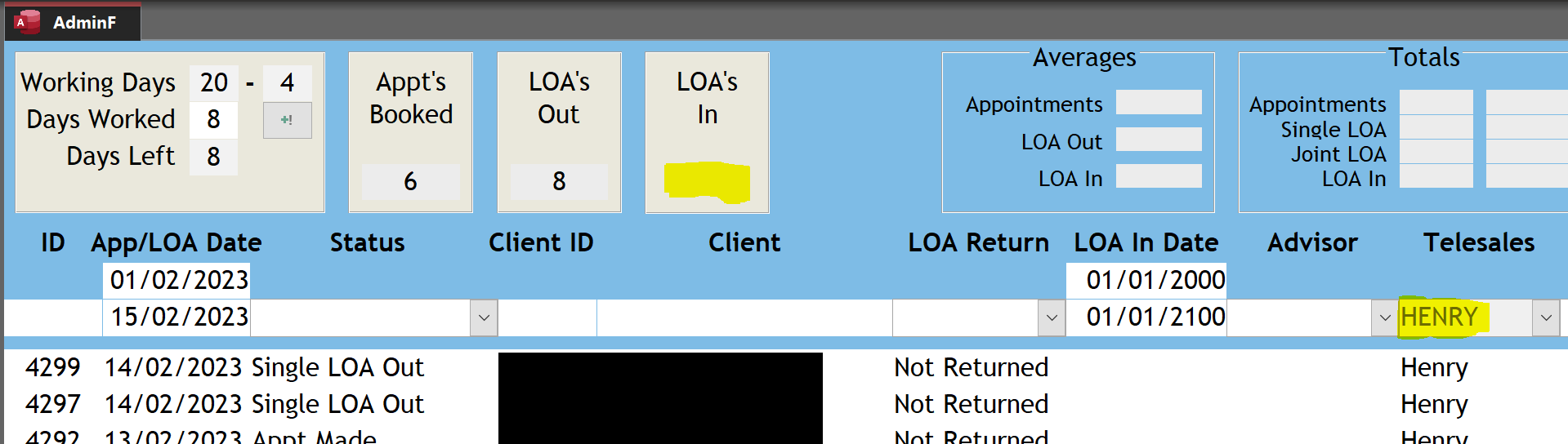 Another DCount Problem - Microsoft Access Forum - Computer Learning Zone