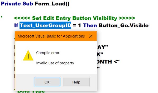 Error Invalid use of property - Microsoft Access Forum - Computer Learning Zone