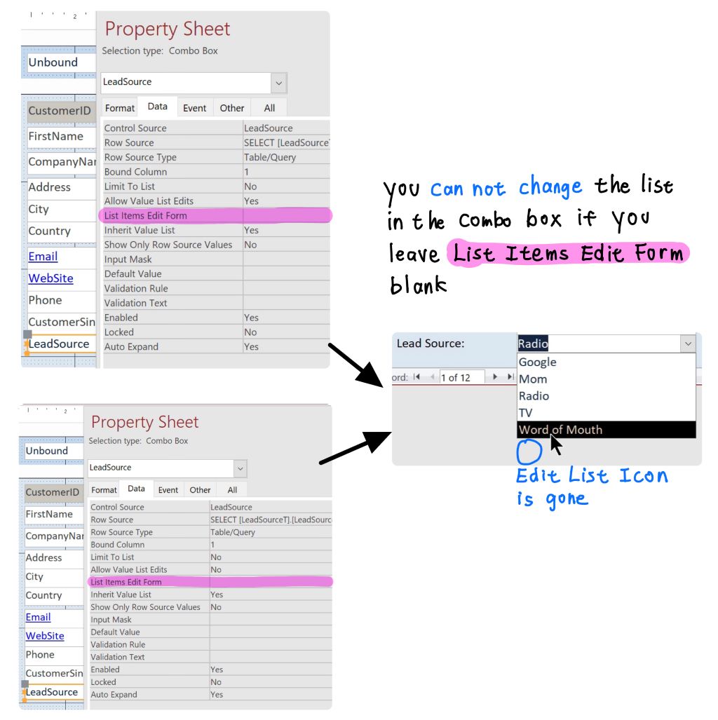 Bug with Combo Box - Microsoft Access Beginner 8 - Computer Learning Zone