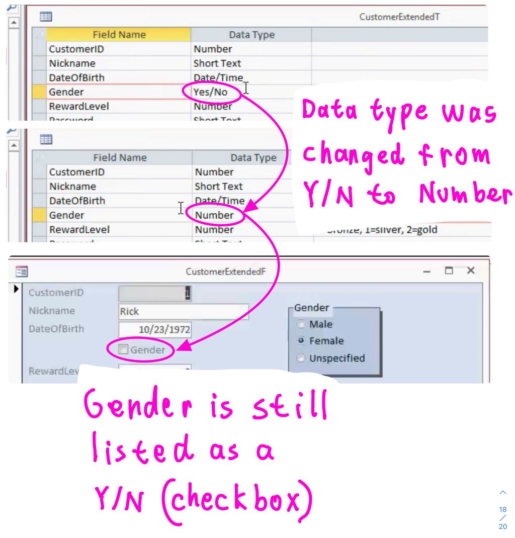 Form Doesn't Update Data Type - Microsoft Access Expert 4 - Computer Learning Zone