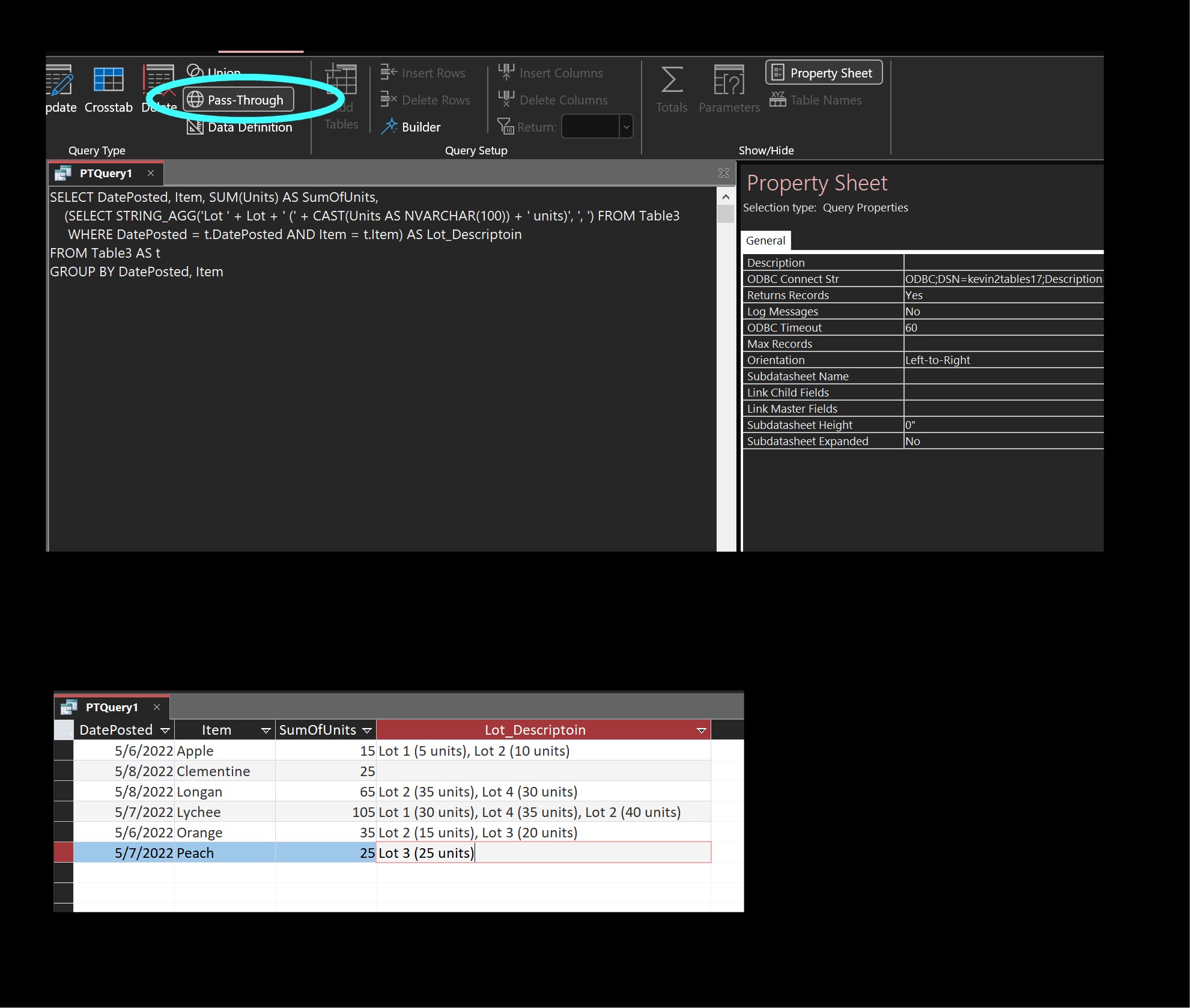 concatenate rows - Microsoft Access Forum - Computer Learning Zone
