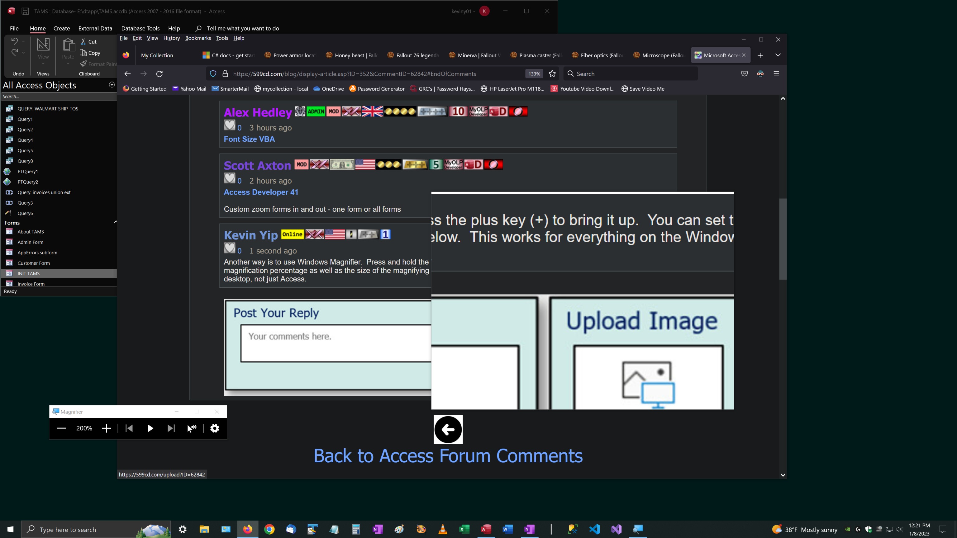Zoomed Image window - Microsoft Access Forum - Computer Learning Zone
